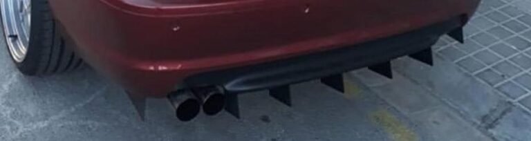 BMW 3 Series (E46) Aluminum Rear Bumper Diffuser - VELAROX