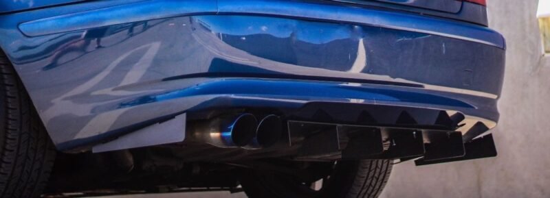 BMW 3 Series (E46) Aluminum Rear Bumper Diffuser - VELAROX